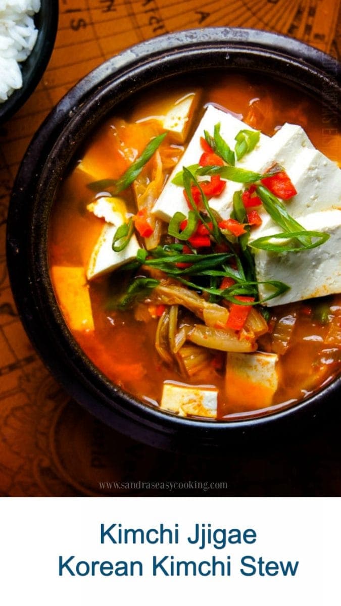 Kimchi JjiGae Recipe- Sandra's Easy Cooking Korean Stew