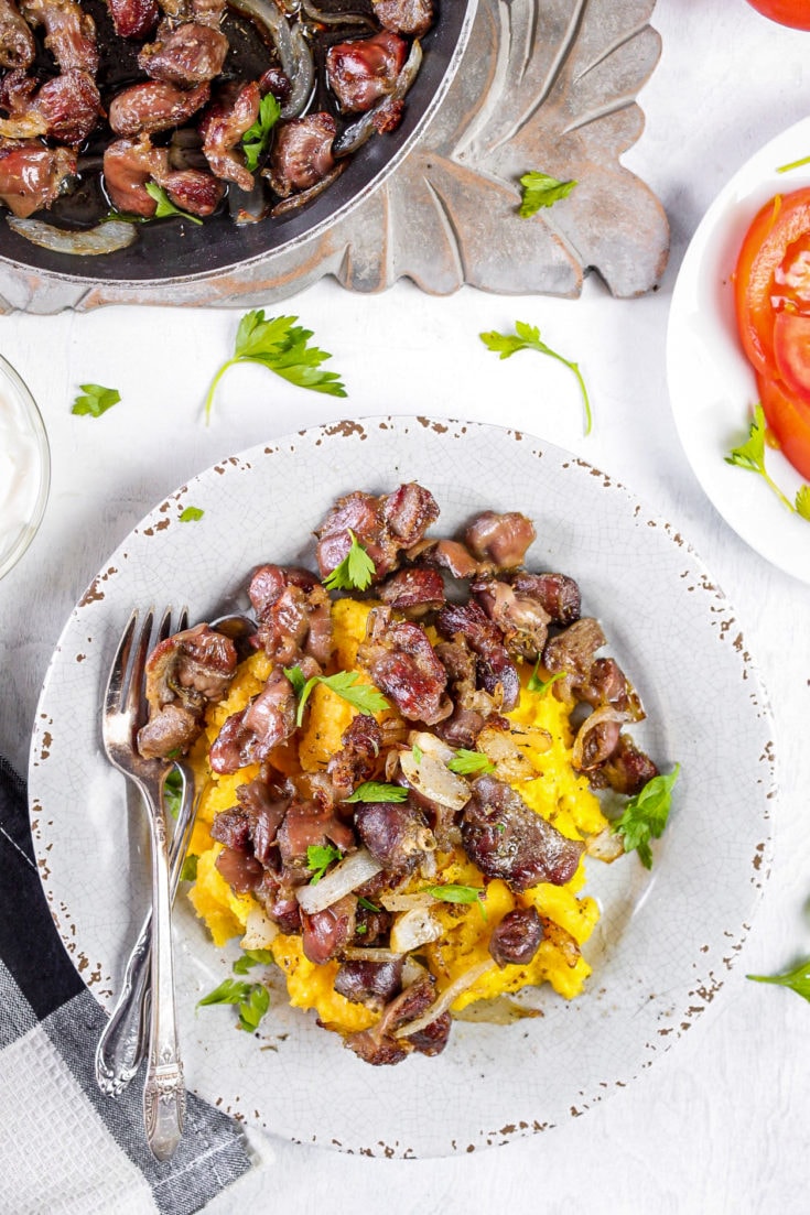 Sauteed Chicken Gizzards - Sandra's Easy Cooking