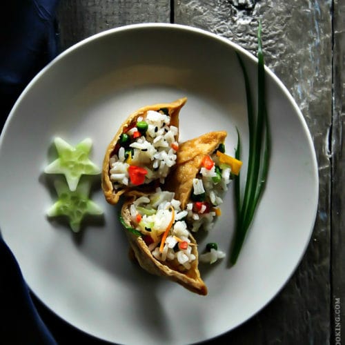 Lunch Box: Yubu Chobap (Inarizushi) - Sandra's Easy Cooking