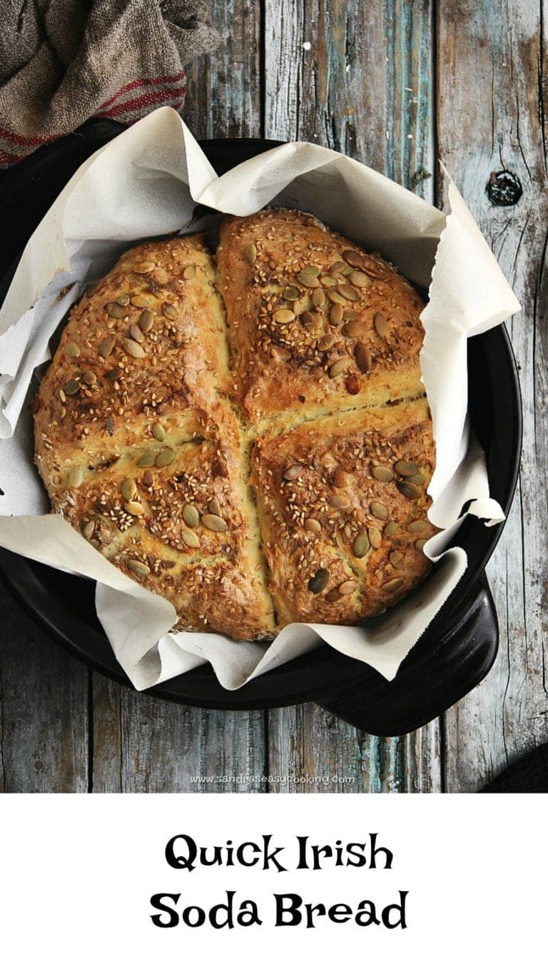 Quick Irish Soda Bread Recipe - Sandra's Easy Cooking Baking Recipes