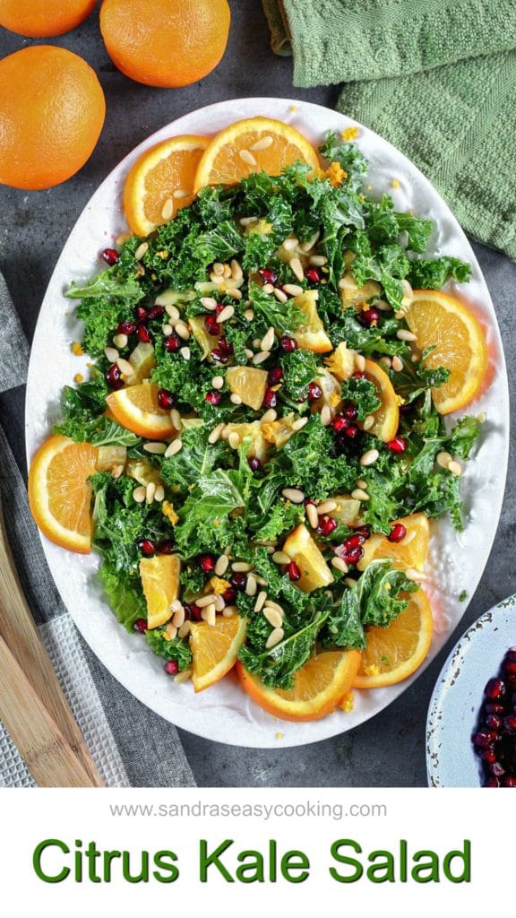 Citrus Kale Salad Recipe - Sandra's Easy Cooking Salad Recipes