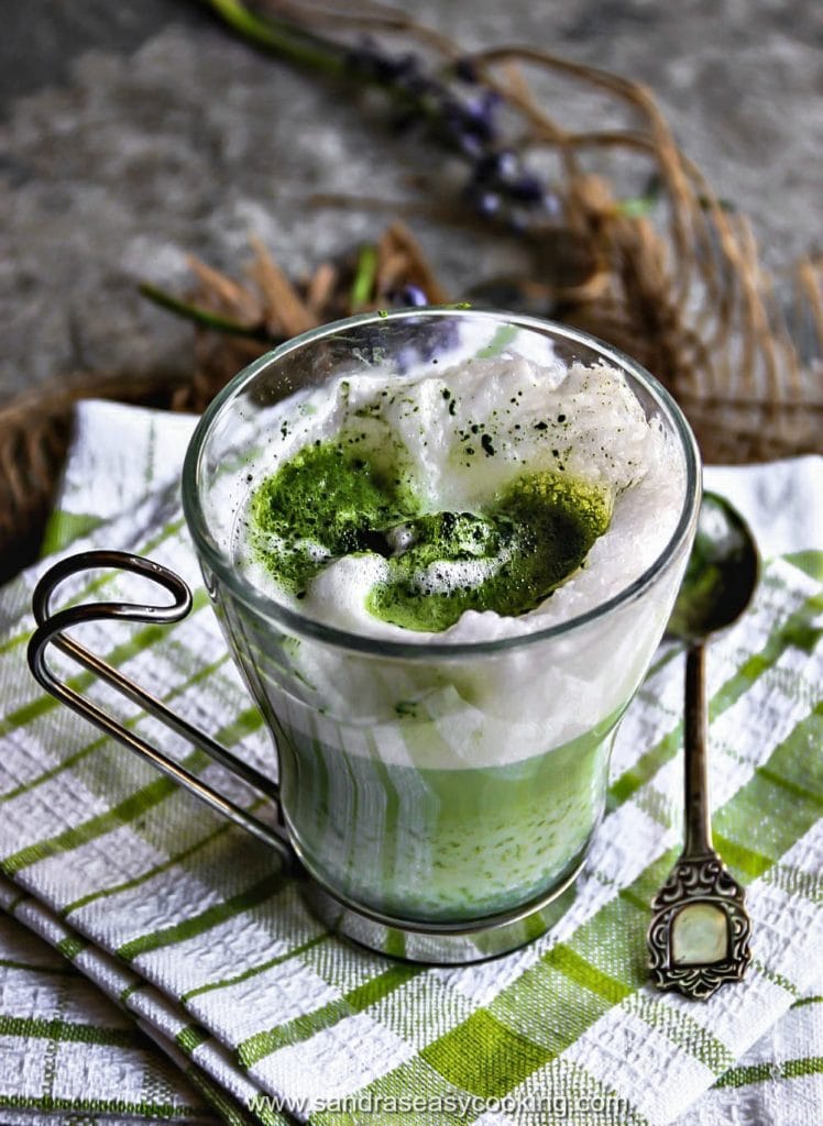 Matcha Green Tea Latte - Sandra's Easy Cooking