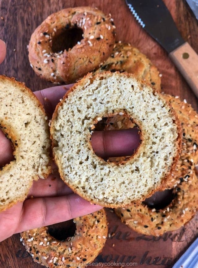 Mini Keto Everything Bagels • Sandra's Easy Cooking Keto Recipes