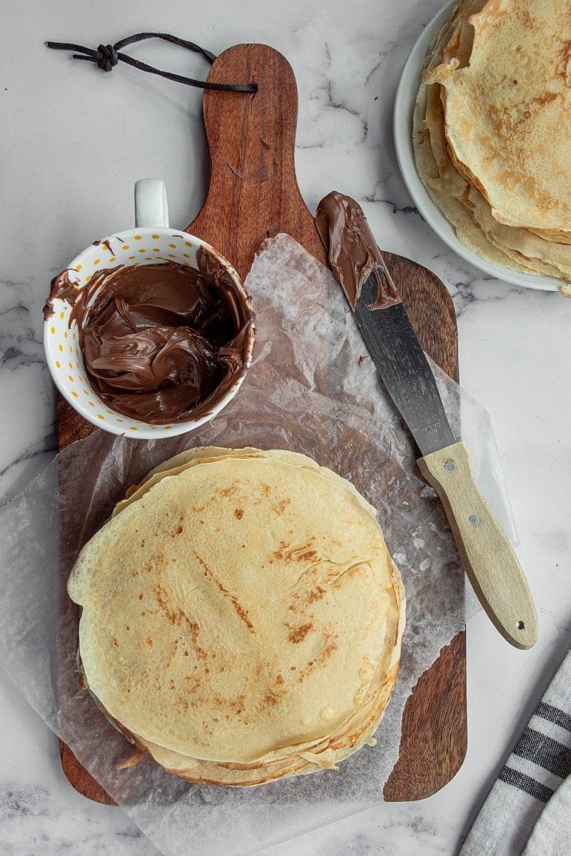 Simple Crepes • Sandra's Easy Cooking Dessert Recipes