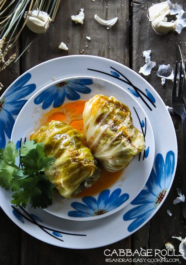 Stuffed Cabbage Rolls Sarma - Sandra's Easy Cooking Recipe