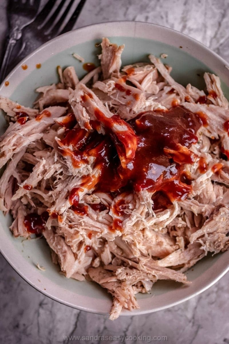 Slow Cooker Pulled Apart Pork • Sandra's Easy Cooking