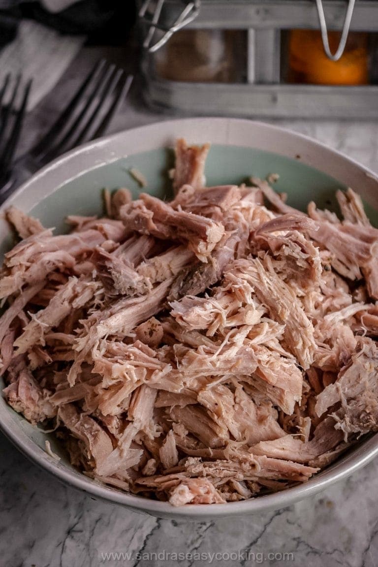 Slow Cooker Pulled Apart Pork - Sandra's Easy Cooking