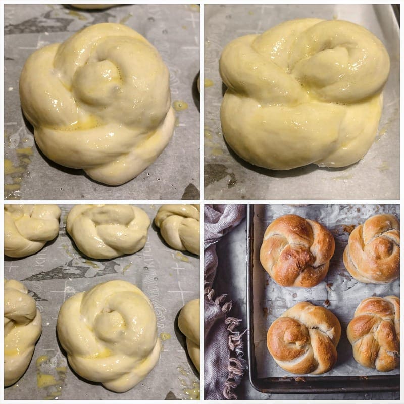 Spiral Twist Bread Rolls - Sandra's Easy Cooking
