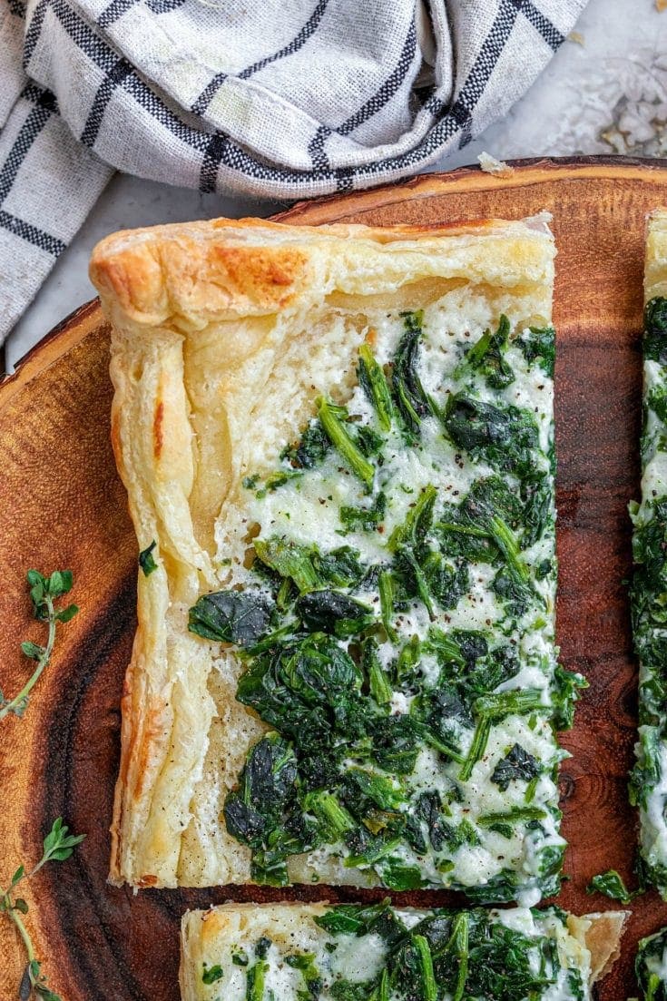 Creamy Spinach Puff Pastry - Sandra's Easy Cooking