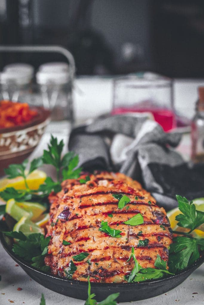 Simple Halibut Burger - Sandra's Easy Cooking