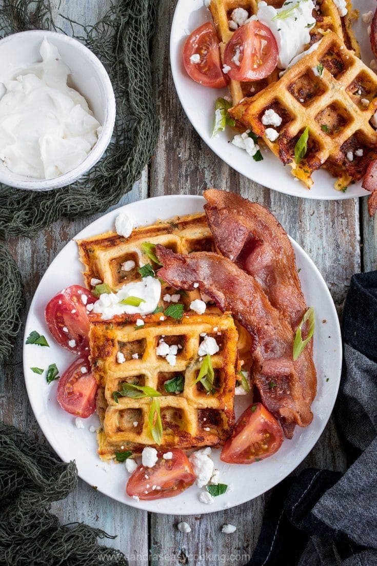 Chaffles - Low Carb Keto Waffles - Sandra's Easy Cooking Keto Recipes