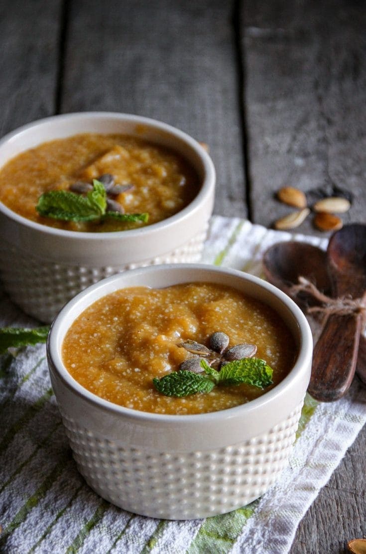 Sweet Pumpkin Porridge - Sandra's Easy Cooking Fall Pumpkin Recipes