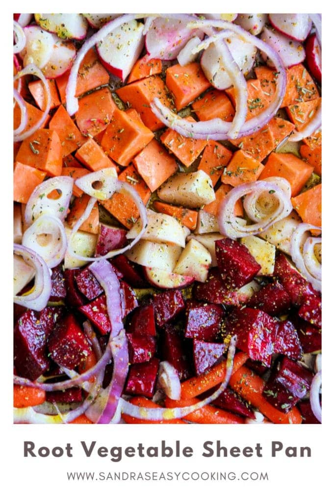 Root Vegetable Sheet Pan - Sandra's Easy Cooking Meatless Meals