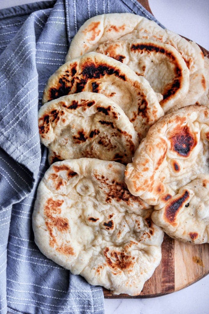 Homemade Naan Recipe - Sandra's Easy Cooking Bread and Rolls