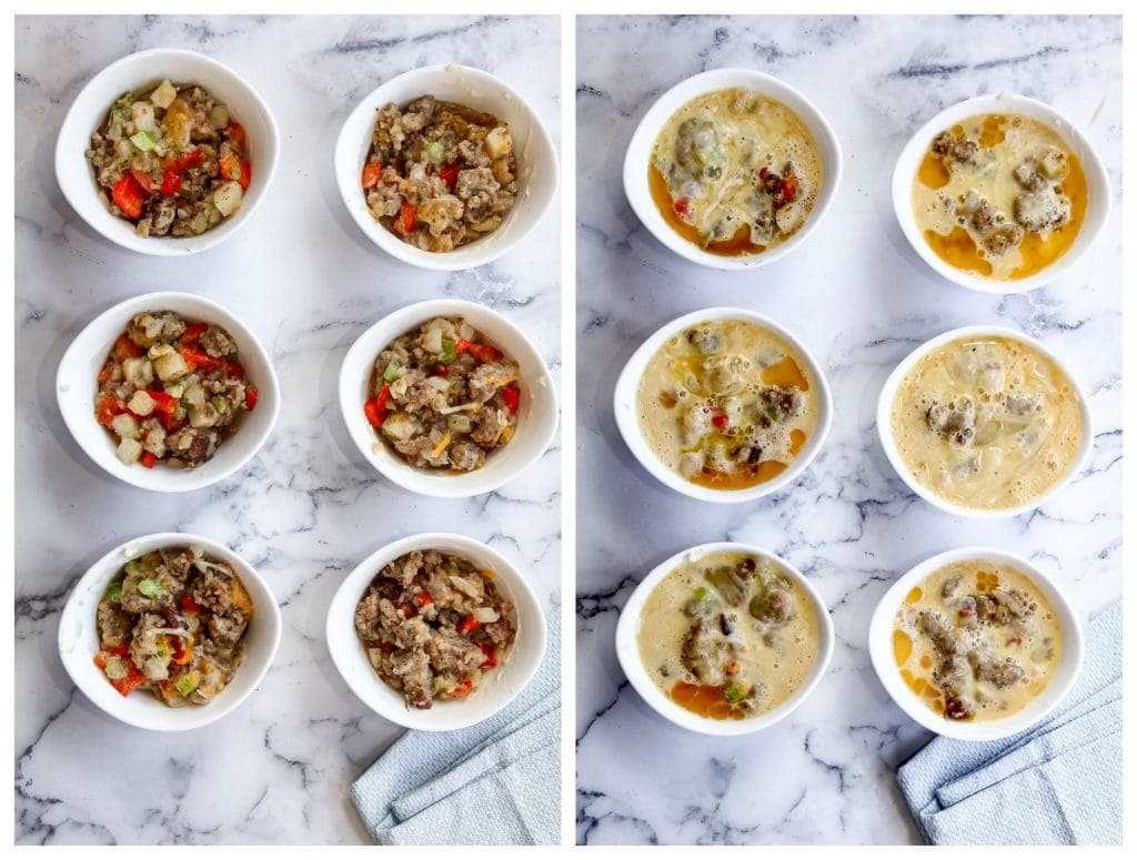 Mini Sunday Brunch Casseroles • Sandra's Easy Cooking Breakfast Ideas