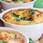 Mini Sunday Brunch Casseroles - Sandra's Easy Cooking Breakfast Ideas