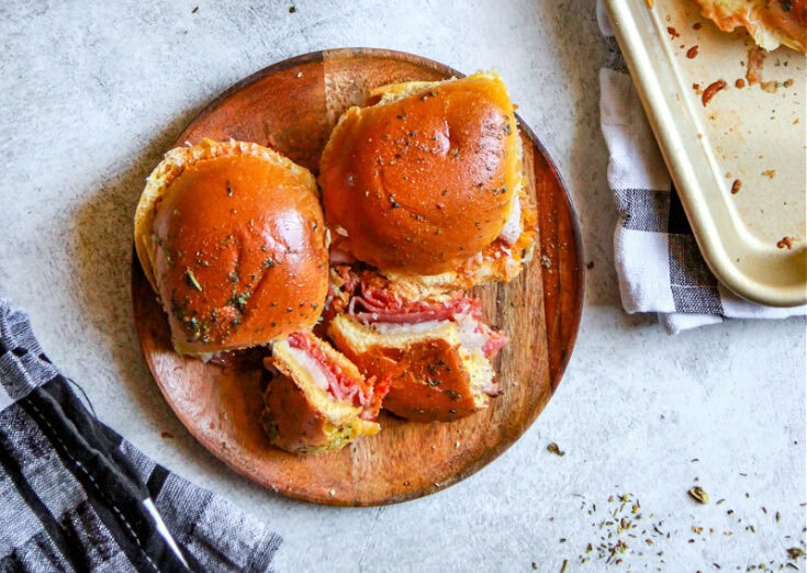 Italian Sub-Inspired Sliders Sandra's Easy Cooking