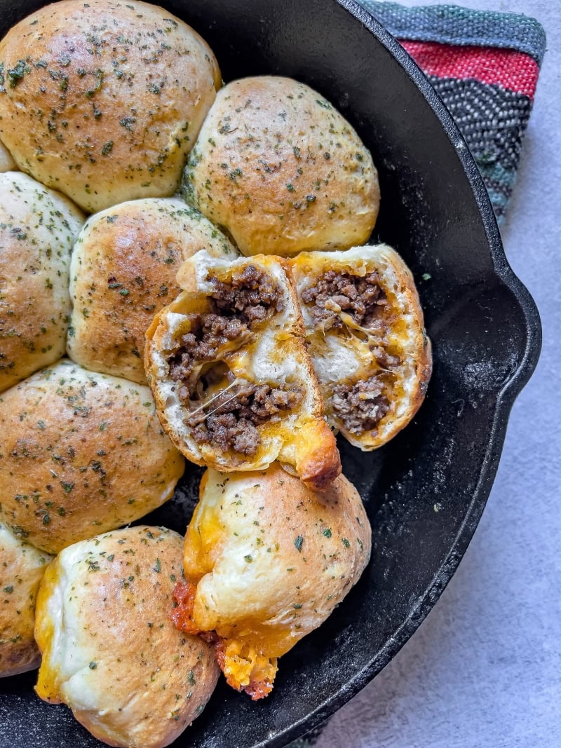 Taco Biscuit Skillet Bites - Sandra's Easy Cooking