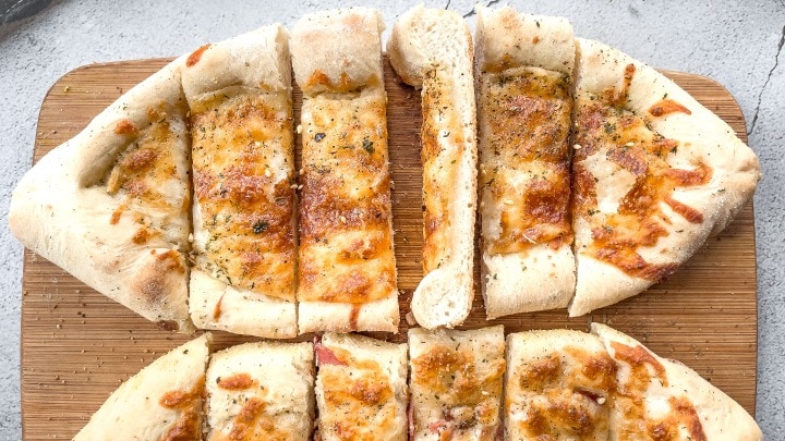 Oval Pizza Boats - Sandra's Easy Cooking