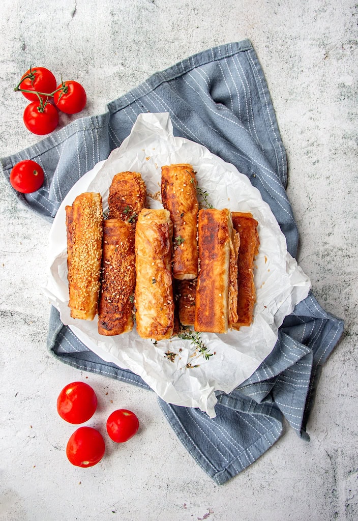 Easy Crispy Feta Rolls - Sandra's Easy Cooking