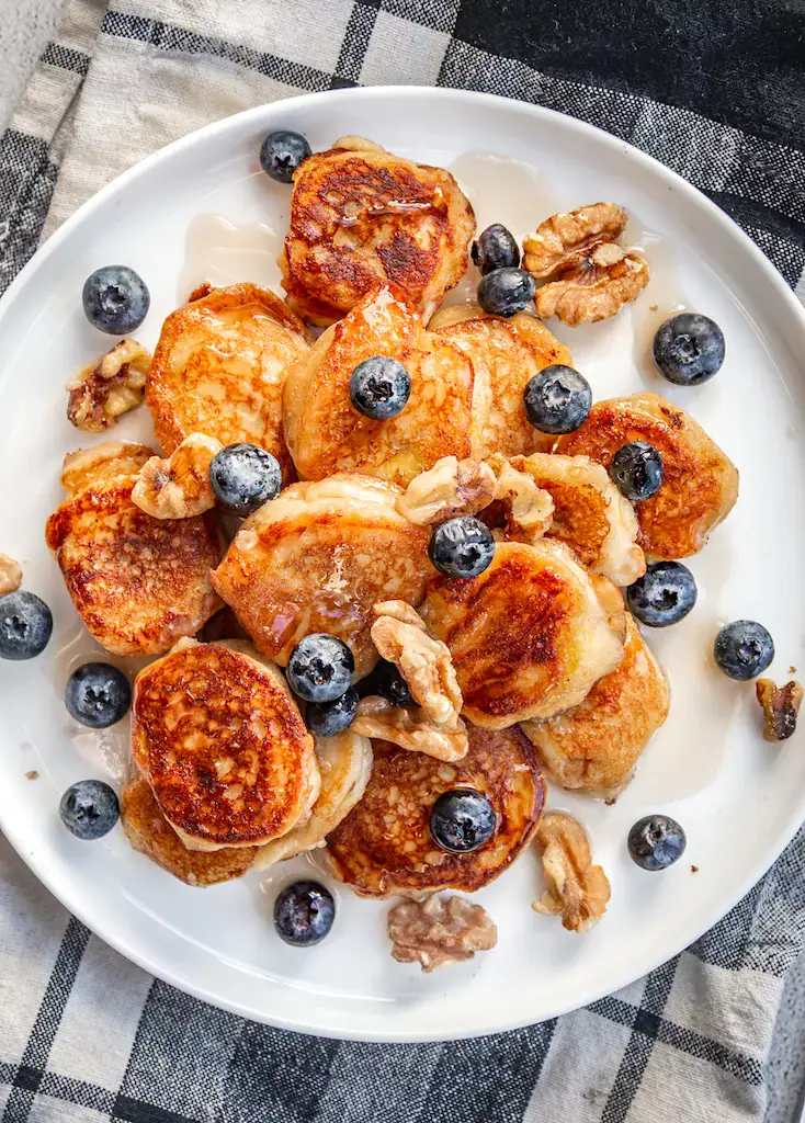 Gluten Free Mini Banana Pancakes • Sandra's Easy Cooking