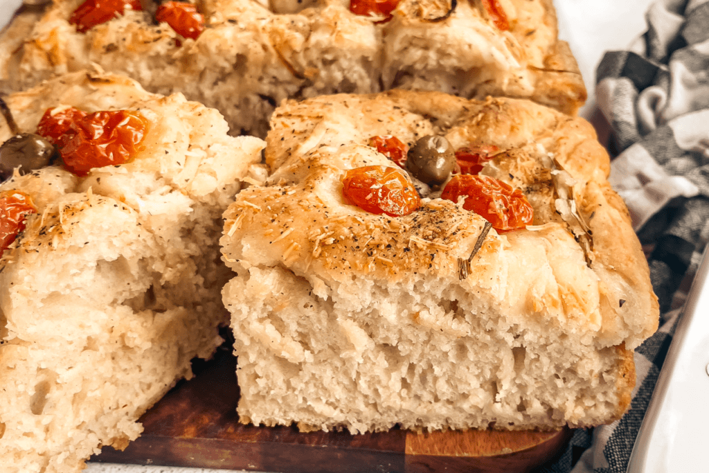 Simple Focaccia - Sandra's Easy Cooking BREAD
